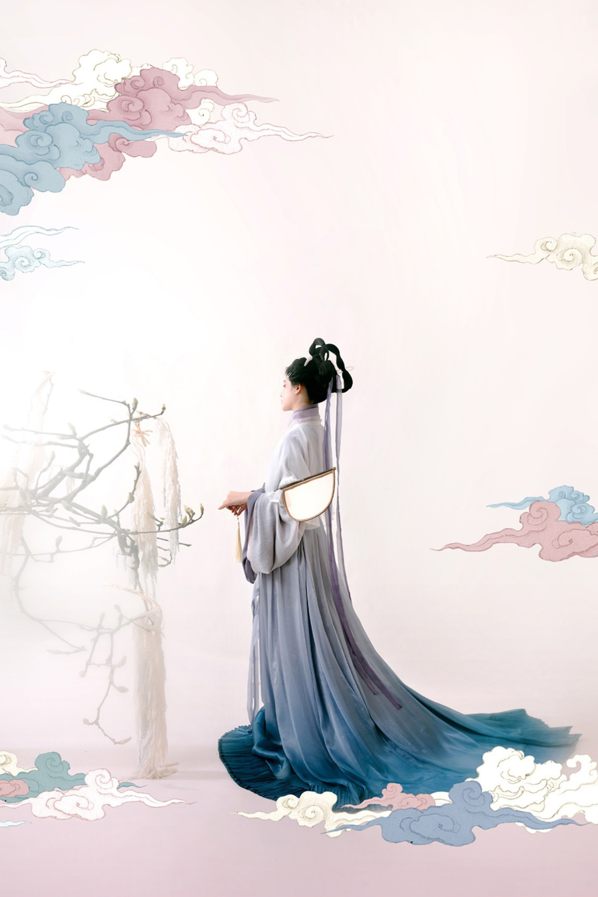 Luo Shen 洛神 River Goddess Wei Jin Zaju Chuishao Fu Swallow Tail & Flyi – Nüwa Hanfu