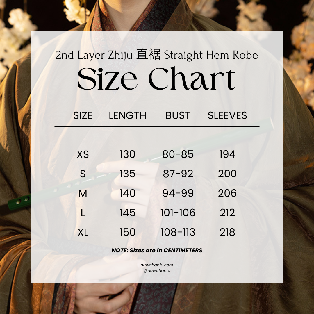 Hu Po 琥珀 Amber Men's Han Dynasty Restoration Zhiju Robe – Nüwa Hanfu
