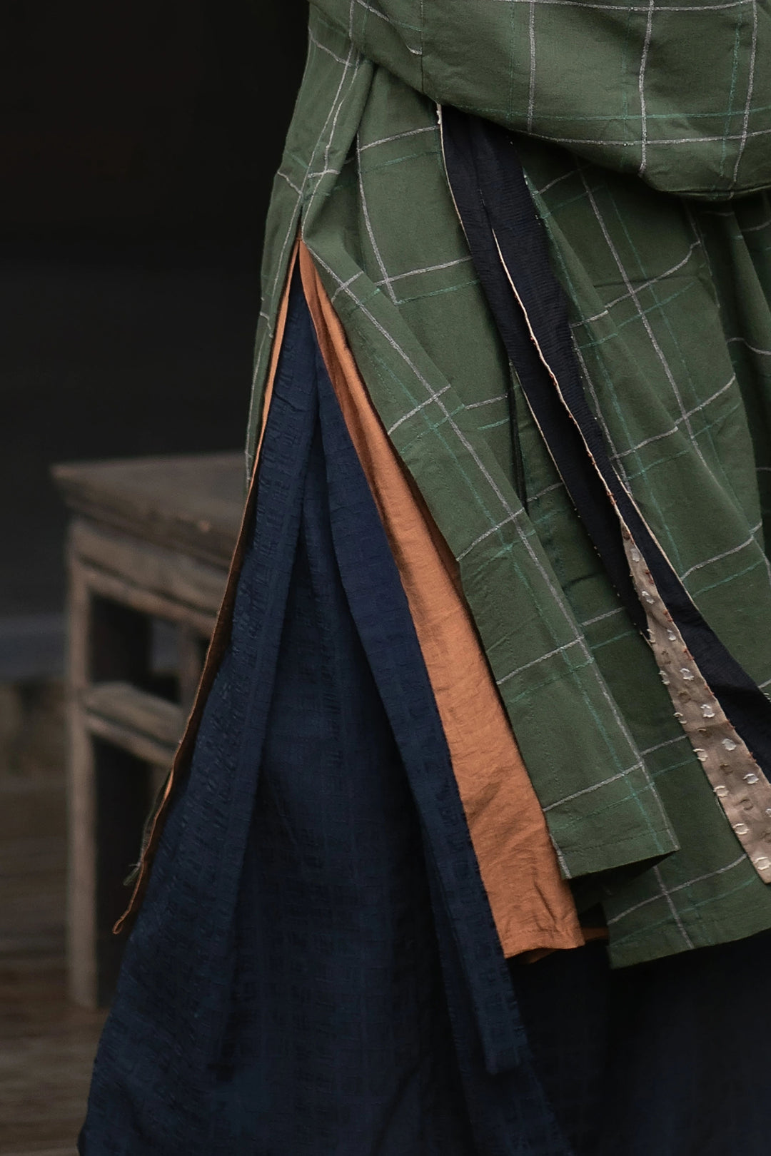 Lin Ting 林听 Southern Song Dynasty Daily Commoner's Unisex Changshan ...