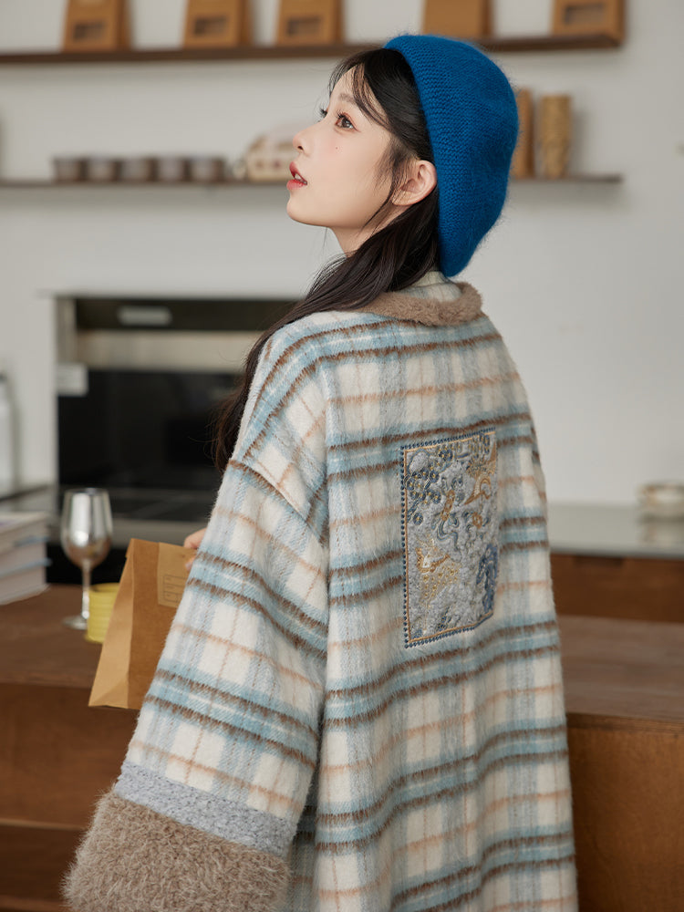 Xue Hou 雪后 After the Snow Modernized Ming Yuanling Pi Ao Fuzzy Coat ...