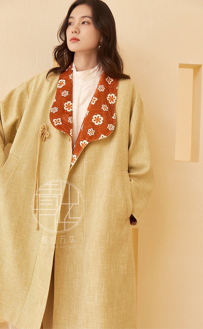 (Presale) Zao Qiu 早秋 Early Autumn Modernized Tang Double Lined Pi Ao C ...