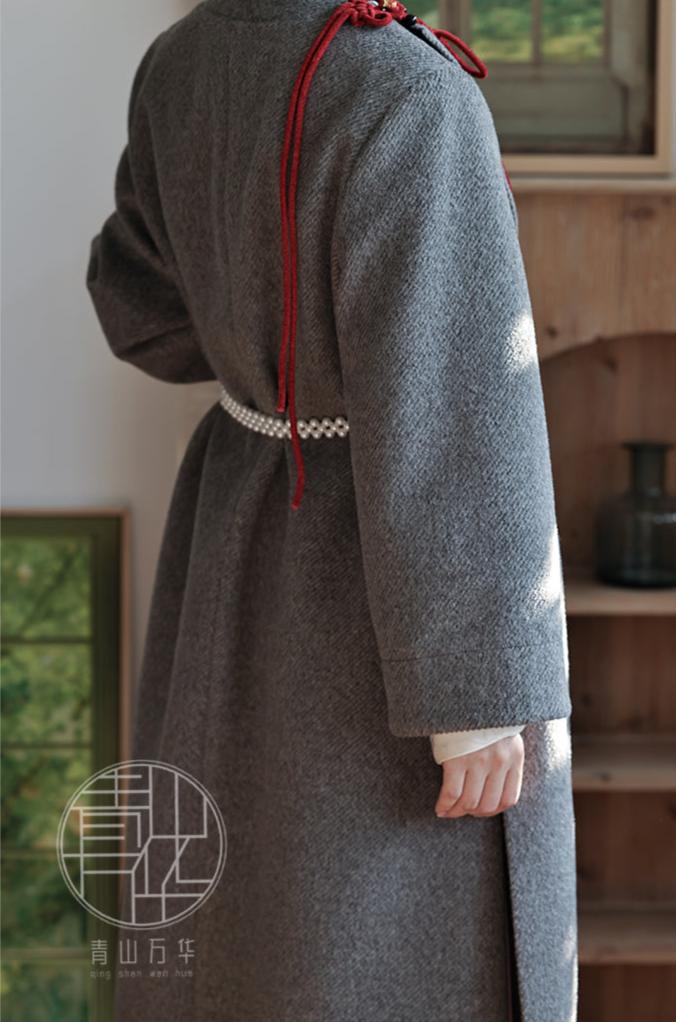 Jie 结 Knot Modernized Tang Yuanlingpao Coat & Midi Mamian Set – Nüwa Hanfu