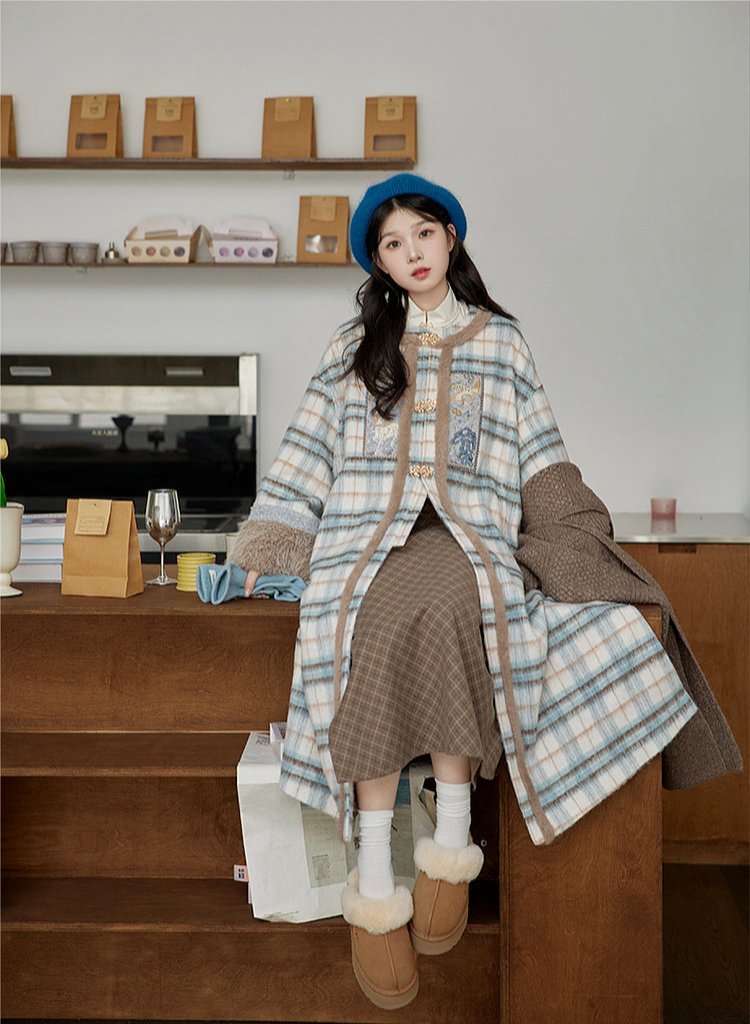 Xue Hou 雪后 After the Snow Modernized Ming Yuanling Pi Ao Fuzzy Coat ...