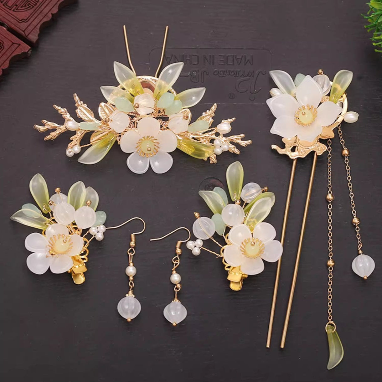 Fanzi 簪子 Floral Hairpin Sets – Nüwa Hanfu
