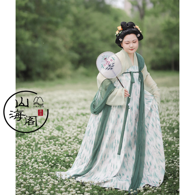 Luwu 绿芜 Shrouded Ivy Tang Dynasty Plus Size Summer Qixiong Ruqun Set ...
