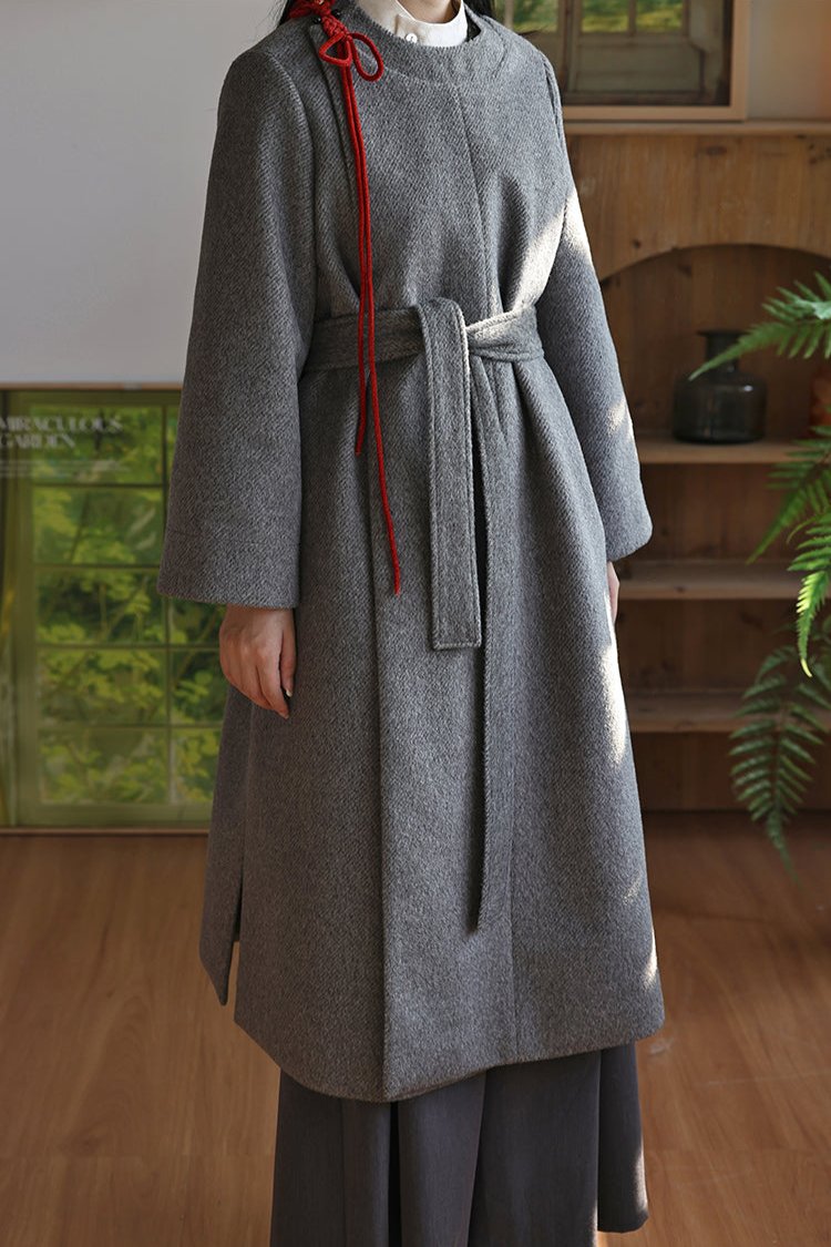 Jie 结 Knot Modernized Tang Yuanlingpao Coat & Midi Mamian Set – Nüwa Hanfu