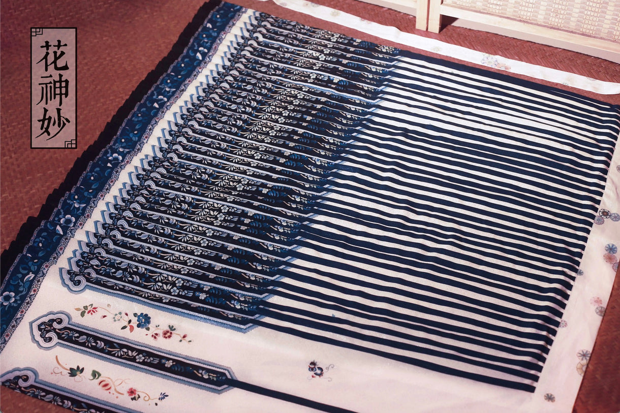 Jian Tou 箭头 Arrowhead Qing Dynasty Han Woman's Baizhequn Hundred Pleat ...