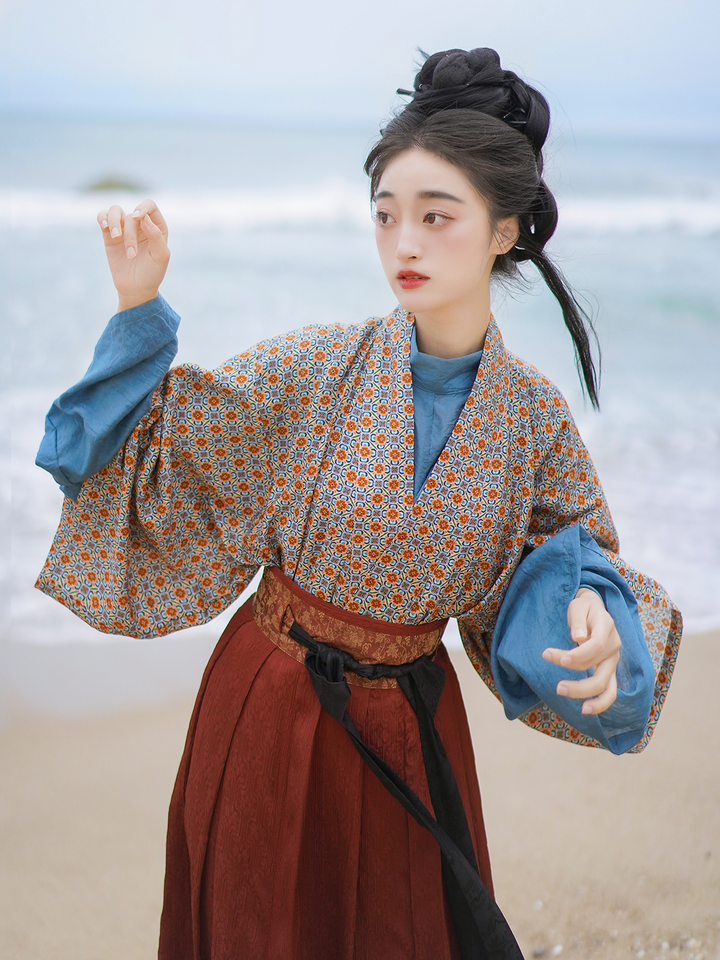 Guan Canghai 观沧海 Ocean View Wei Jin Ruqun – Nüwa Hanfu