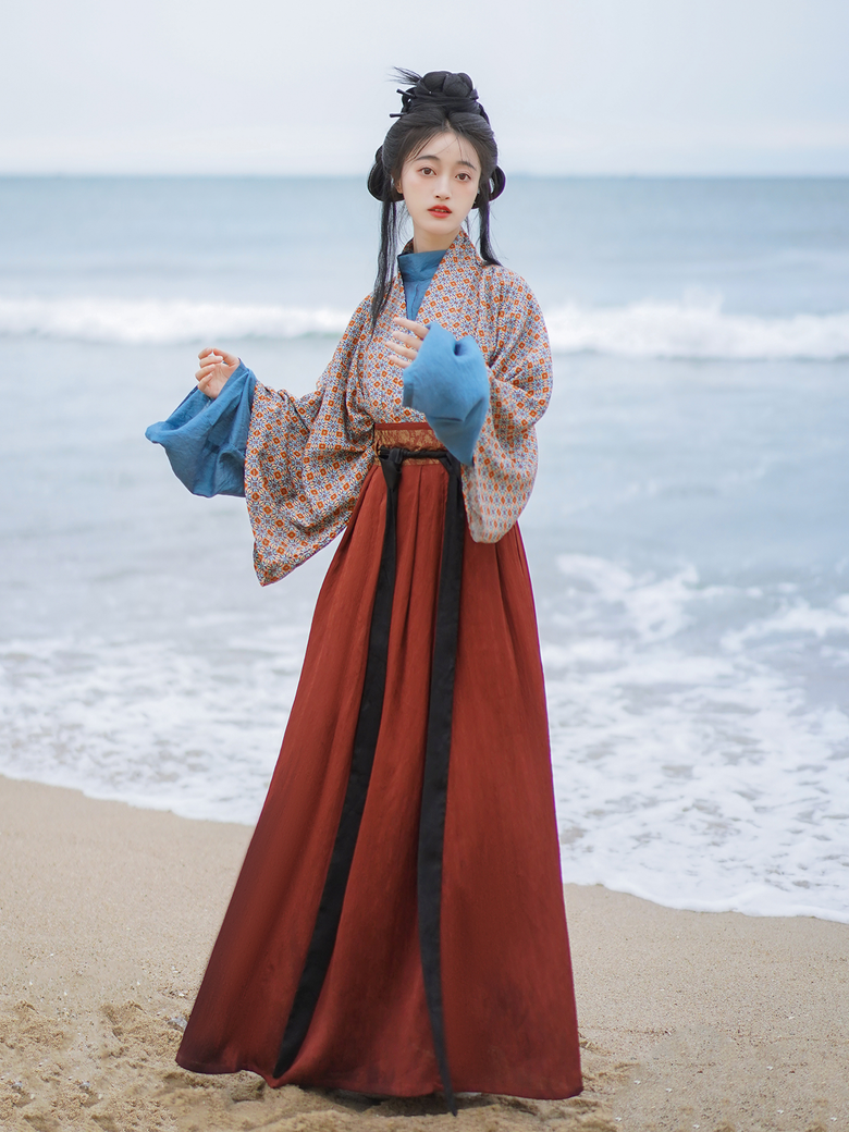 Guan Canghai 观沧海 Ocean View Wei Jin Ruqun – Nüwa Hanfu